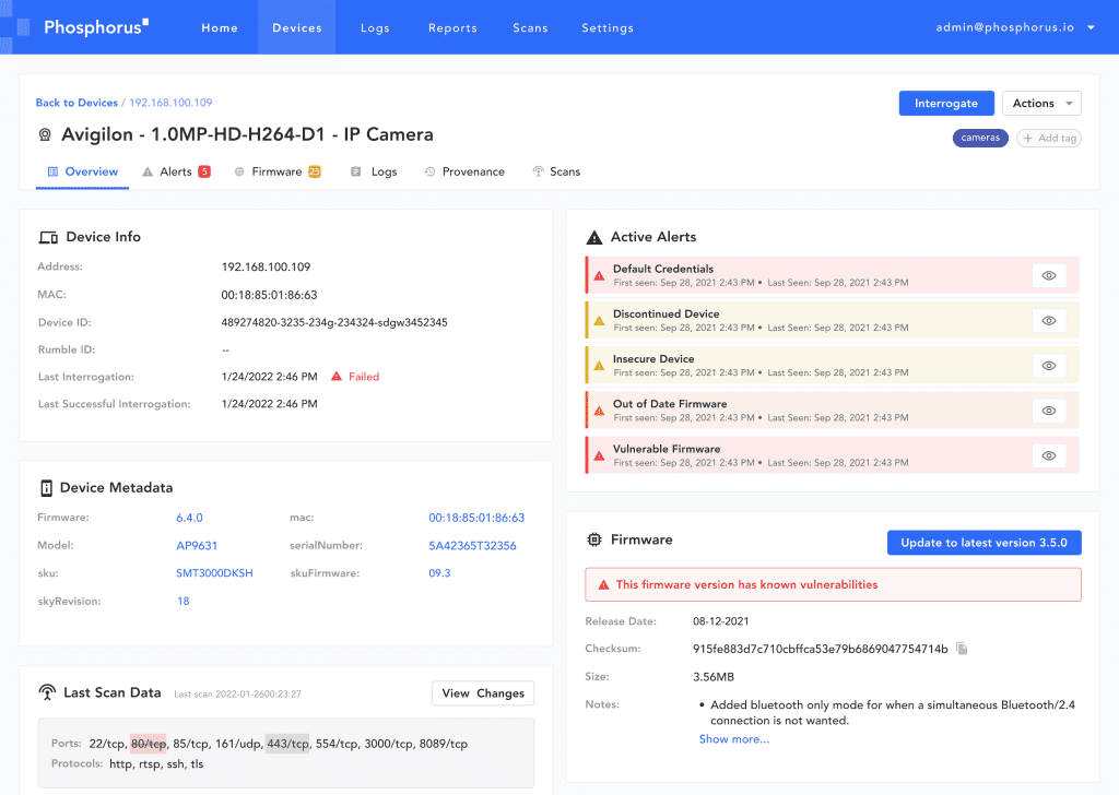 Phosphorus | Enterprise xIoT Cybersecurity Solutions - Phosphorus